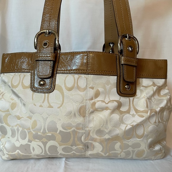 Bags | Vintage Large Tote Coach Signature Collection | Poshmark